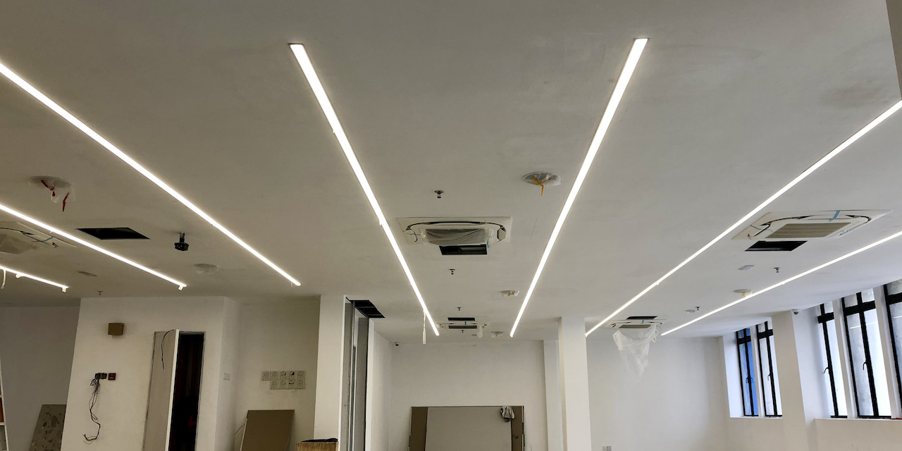 How to install recessed linear lights?